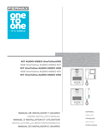 Fermax OneToOne User& Installer's Manual | Manualzz