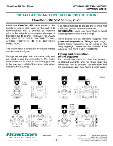 FlowCon SM.4.2 Installation And Operation Instructions Manual | Manualzz