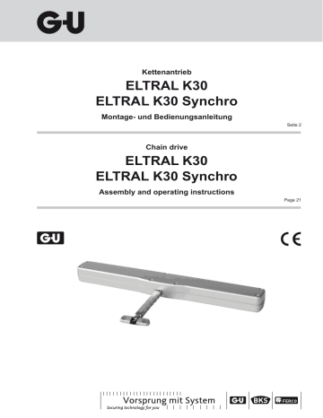 G-U ELTRAL K30 Assembly And Operating Instructions Manual | Manualzz