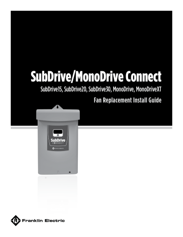 Franklin Electric MonoDrive, MonoDriveXT Install Manual | Manualzz