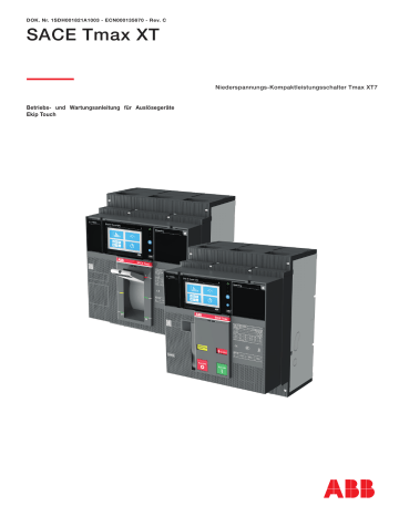 ABB SACE Tmax XT7 Betriebs- Und Wartungsanleitung | Manualzz