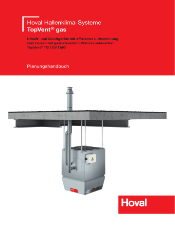 Hoval TopVent GV, TopVent MG, TopVent TG Planungshandbuch | Manualzz