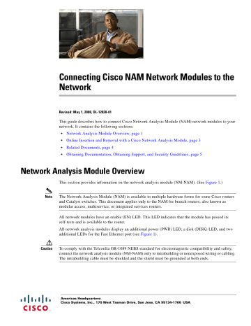 Cisco Network Analysis Modules NM-NAM User Guide | Manualzz