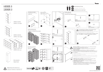 BENE LOCKERS Assembly Instructions | Manualzz