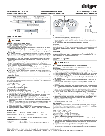 Dräger 6728791 Instructions For Use | Manualzz