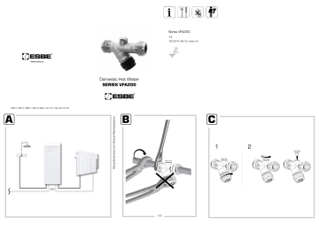 ESBE VFA200 Series Quick Start Manual | Manualzz