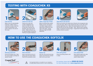 Coaguchek XS, XS System How To Use Manual | Manualzz