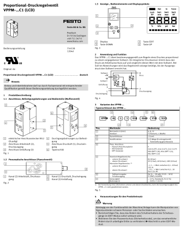 Festo 558342, 542228, 554040, 558346, VPPM-6L-L-1-G18-0L6H-A4N-S1 ...