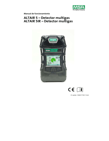 MSA altair 5 Instrucciones de operación | Manualzz