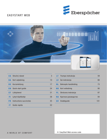 Eberspächer EasyStart Web Quick Start Manual | Manualzz