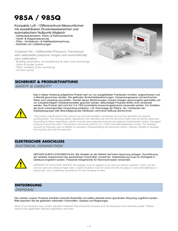 Beck 985A Manual | Manualzz