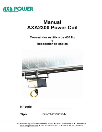 Power AXA2300 Instrucciones de operación | Manualzz