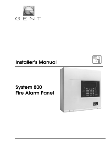 Gent System 800 Installer Manual | Manualzz