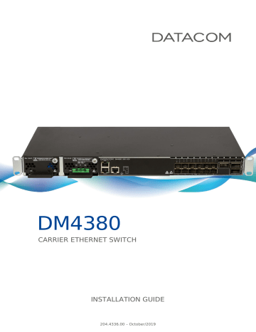 Datacom DM4380 Installation Manual | Manualzz