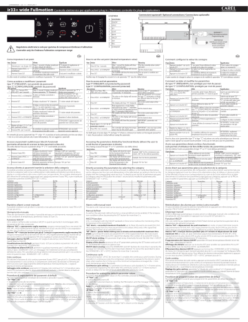 Carel ir33+wide Quick Start Manual | Manualzz