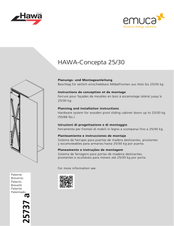 HAWA Concepta 25, Concepta 30 Planungs- Und Montageanleitung | Manualzz
