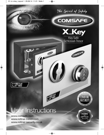 Comsafe Key Line X-KEY User Instructions | Manualzz