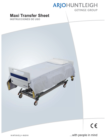 GETINGE GROUP Arjohuntleigh Maxi Transfer Sheet Instrucciones de ...