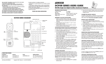 Teledex DC9100 Series User Guide | Manualzz