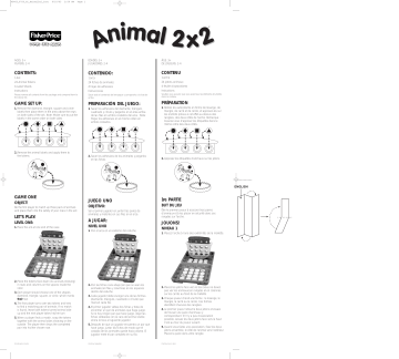 Fisher-Price Animal 2x2 Manual | Manualzz