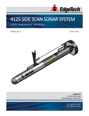 Edgetech 4125, 4125 Series User Manual | Manualzz