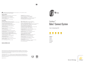 Cochlear Baha User Manual | Manualzz