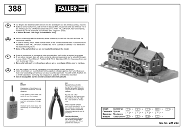 Faller 130388, 388 Manual | Manualzz