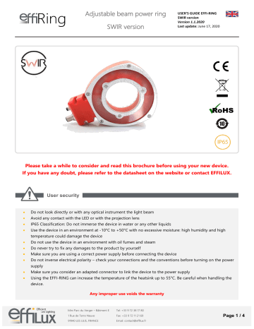 EFFILUX EFFI-RING User Manual | Manualzz