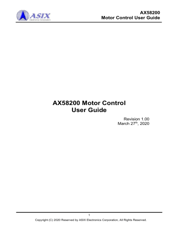 ASIX AX58200 User Manual | Manualzz