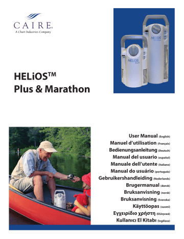 CAIRE HELiOS Plus, H300, HELiOS Marathon, H850 Manuale utente | Manualzz