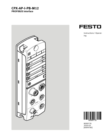 Festo CPX-AP-I-PB-M12 Instructions & Operating | Manualzz