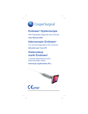 CooperSurgical Endosee Hysteroscope User Manual | Manualzz