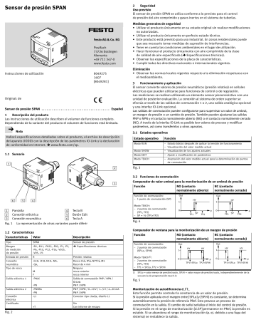 Festo SPAN Instrucciones de operación | Manualzz