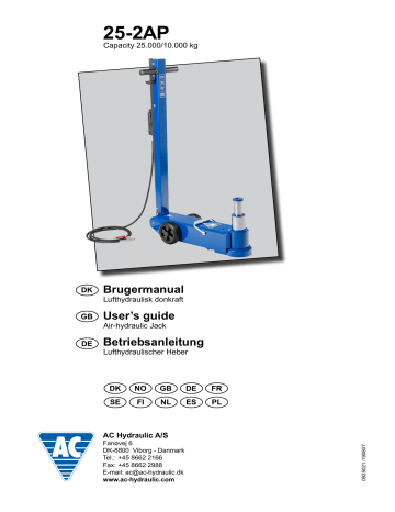 AC 25-2AP Betriebsanleitung | Manualzz