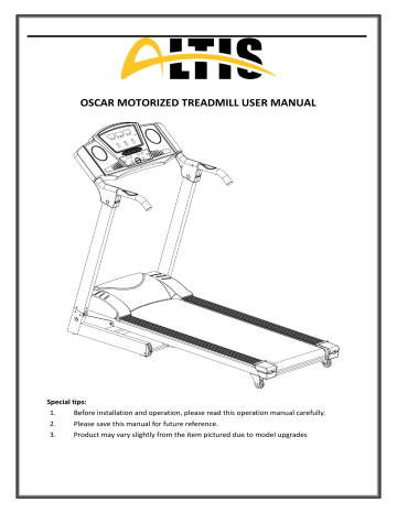 Altis OSCAR User Manual | Manualzz