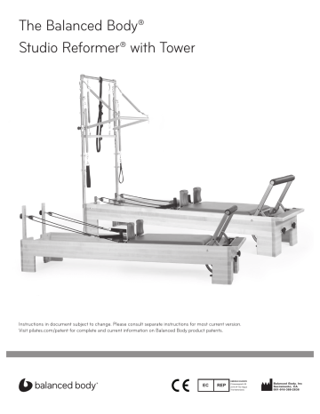 Balanced Body Studio Reformer Manual | Manualzz