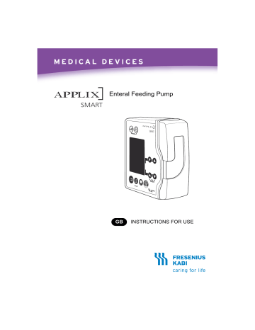 Fresenius Kabi APPLIX SMART Instructions For Use Manual | Manualzz