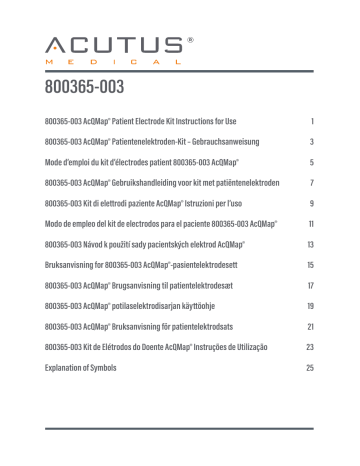Acutus Medical AcQMap 800365-003 Instructions For Use Manual | Manualzz