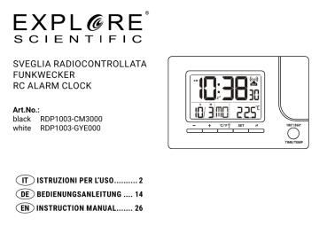 Explore Scientific RDP1003000000 Instruction Manual | Manualzz