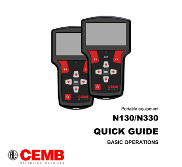 CEMB N130, N330 Quick Manual | Manualzz