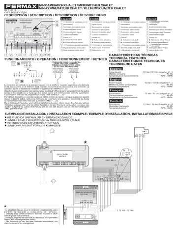 Fermax 8819 Quick Start Manual | Manualzz
