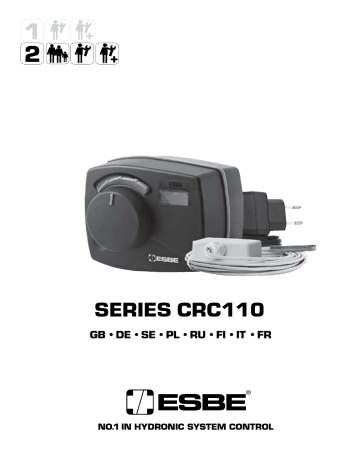 ESBE CRC110 series Manual | Manualzz