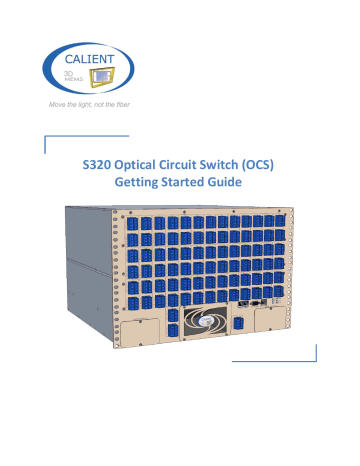 CALIENT S320 Getting Started Manual | Manualzz