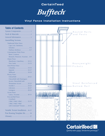 CertainTeed Bufftech Installation Instructions Manual | Manualzz