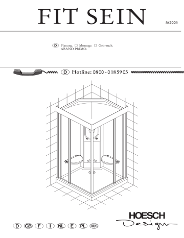HOESCH ABANO PRIMO Planung - Montage - Gebrauch | Manualzz