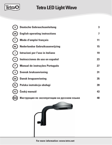 Tetra LED Light Wave Gebrauchsanleitung | Manualzz