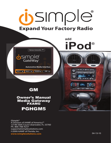 iSimple Media Gateway PXAMG Owner's Manual | Manualzz