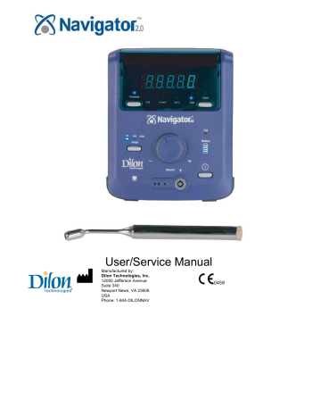 Dilon Navigator 2.0 User And Service Manual | Manualzz