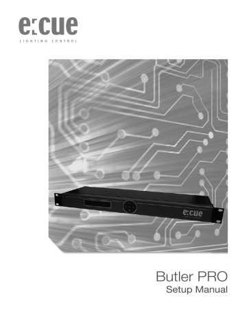 ECUE Butler PRO Setup Manual | Manualzz