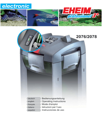 EHEIM Professional 3E 2078, Professional 3E 2076 Istruzioni per l'uso | Manualzz